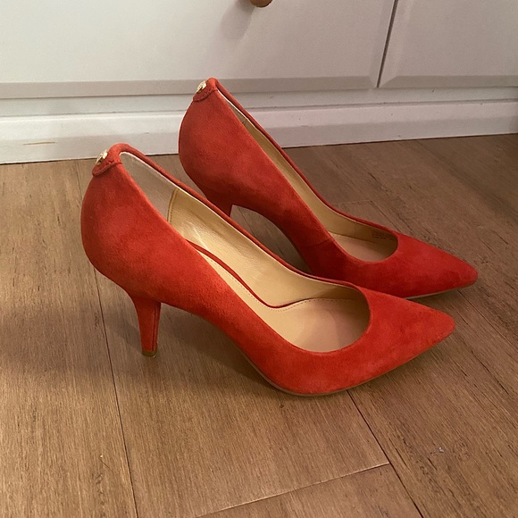 Michael Kors | Shoes | Michael Kors Bright Red Heels | Poshmark